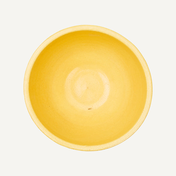 ANTIQUE YORK POTTERY YELLOWWARE BOWL – PLAIN GOODS