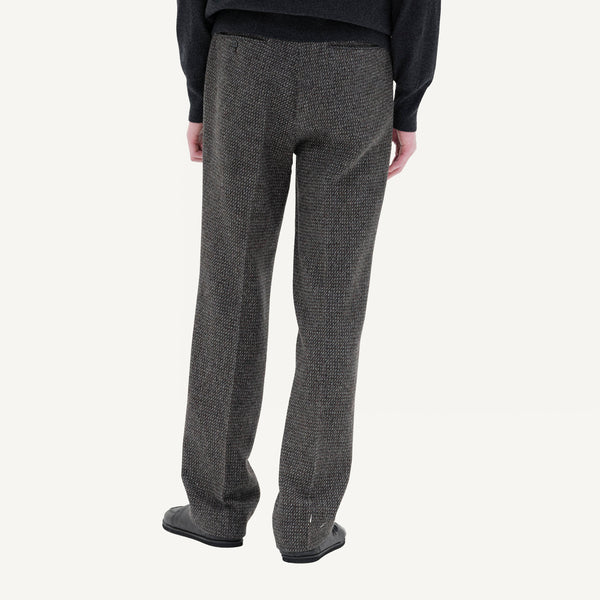 AURALEE ALPACA WOOL SILK TWEED SLACKS – PLAIN GOODS