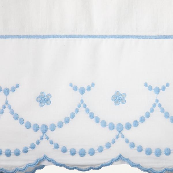 VINTAGE ST. MORITZ PERCALE EMBROIDERED SHEET – PLAIN GOODS