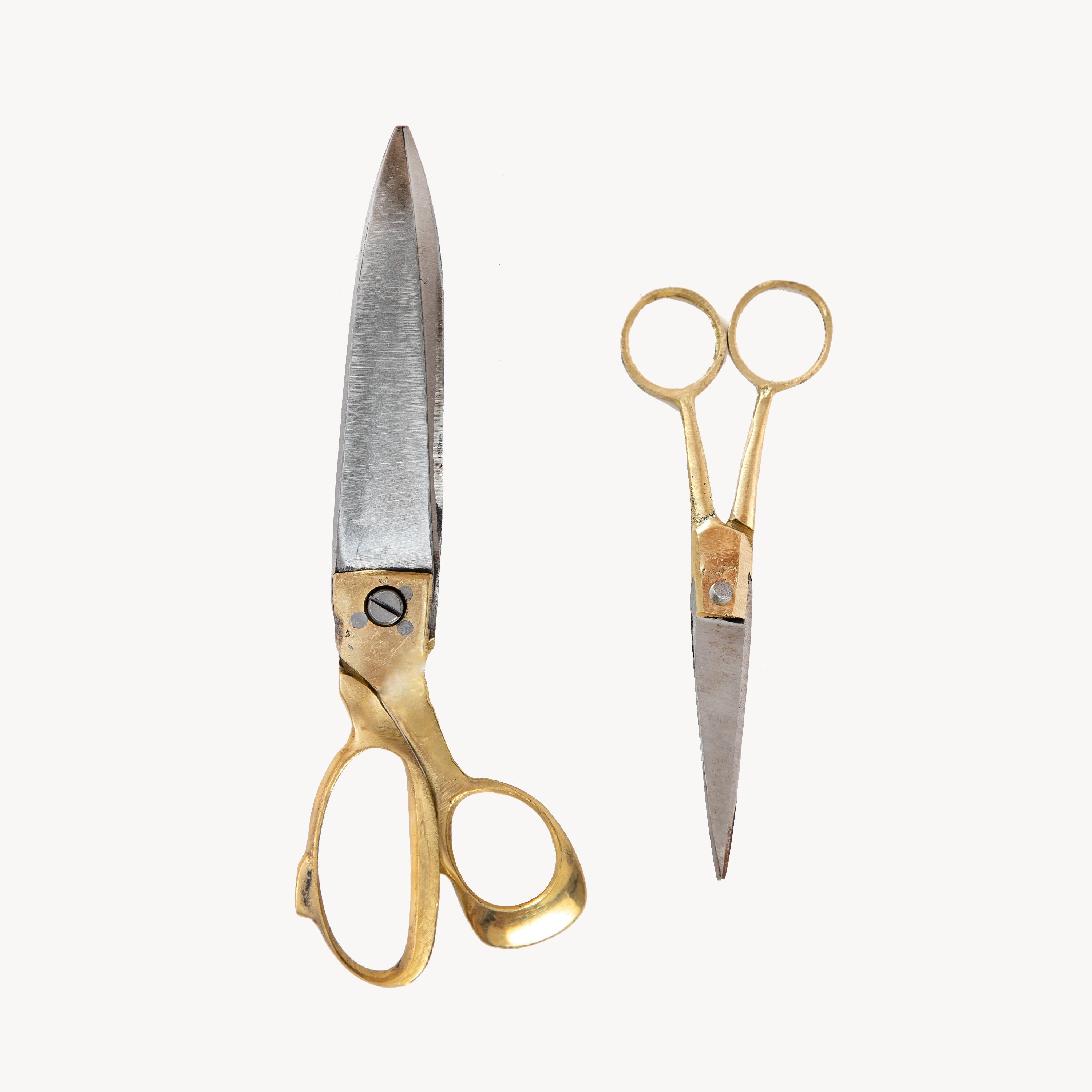 BRASS HANDLE SCISSORS – PLAIN GOODS